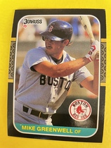 Mike Greenwell Trading Card Values | Sportlots Price Guide