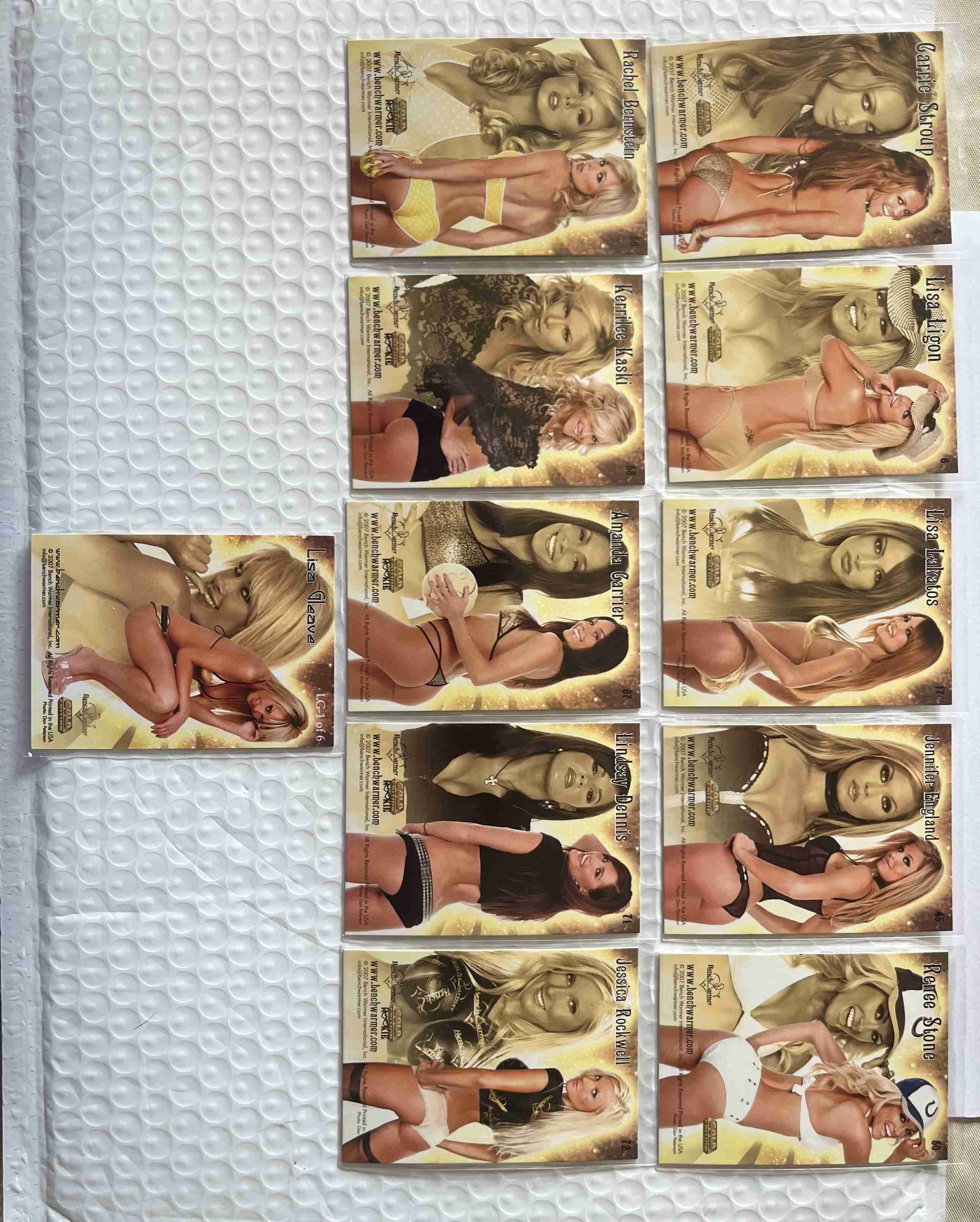 Sportlots Auctions: 11 / 2007 Gold Edition BenchWarmer Cards