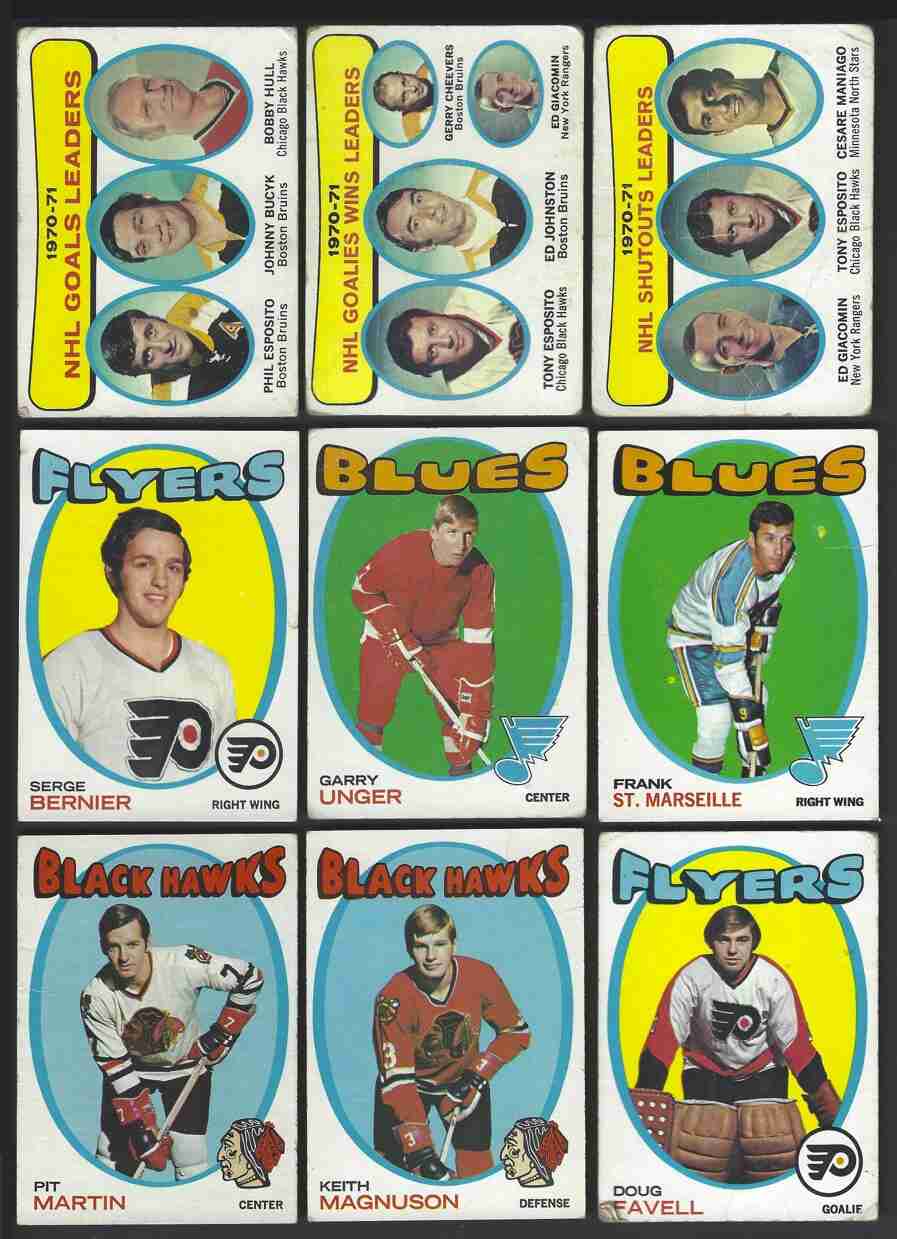 Sportlots Auctions: 1971-72 Topps Hockey Lot (15)