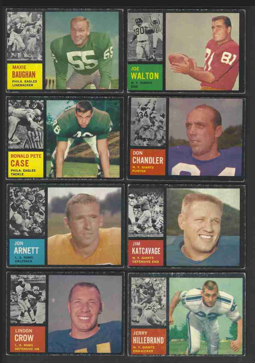 Sportlots Auctions: 1962 Topps Football Lot (16)